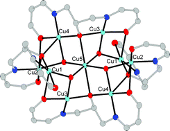 A nonanuclear copper(II) cluster incorporating endogenous alkoxo- and ...
