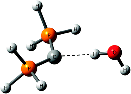 Divalent carbon atom as the proton acceptor in hydrogen bonding ...