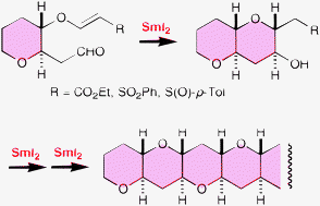 SmI2-induced reductive cyclizations for the synthesis of cyclic ethers ...