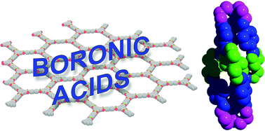 Boronic acids as building blocks for molecular nanostructures and ...