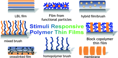 Molecular-engineered stimuli-responsive thin polymer film: a platform ...