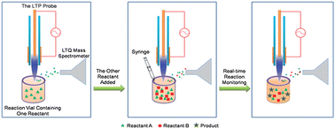Real-time monitoring of chemical reactions by mass spectrometry ...