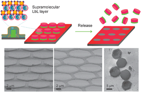 Fabrication of 3D supramolecular hybrid particle microstructures with ...
