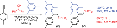 Controllable stereoselective synthesis of trisubstituted alkenes by a ...