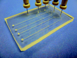 High-pressure on-chip mechanical valves for thermoplastic microfluidic ...