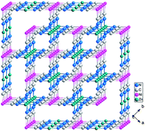 Three unique two-fold interpenetrated three-dimensional networks with ...