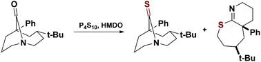 Synthesis and rearrangement of a bridged thioamide - Chemical ...