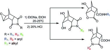 Ethanolysis of N-substituted norbornane epoxyimides: Discovery of ...