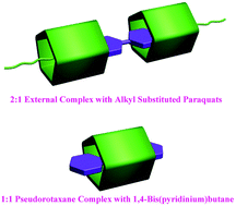 Complex interactions of pillar[5]arene with paraquats and bis ...
