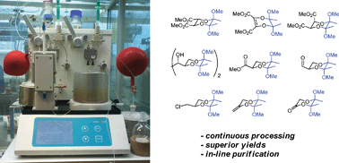The continuous flow synthesis of butane-2,3-diacetal protected building ...