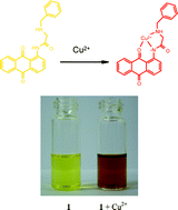 Colorimetric sensing of Cu(ii): Cu(ii) induced deprotonation of an ...