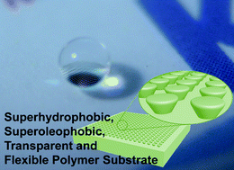 A robust superhydrophobic and superoleophobic surface with inverse ...