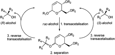 Toward preparative resolution of chiral alcohols by an organic chemical ...