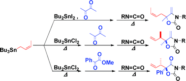 Synthesis of oxazolidinones initiated by regio- and diastereo ...