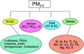 Chemical speciation of PM2.5 particles at urban background and rural ...