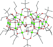 An alcoholysis route to a Cu16 cluster, and the influence of the ...