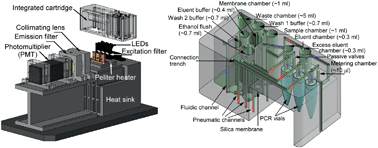 A self-contained all-in-one cartridge for sample preparation and real ...