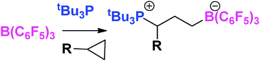 Ring-opening of cyclopropanes by “frustrated Lewis pairs” - Chemical ...