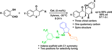 Enantioselective heterocyclic synthesis of spiro chromanone–thiochroman ...