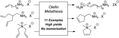 A simple amine protection strategy for olefin metathesis reactions ...