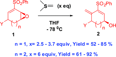 SN2′ addition/1,2-elimination of dimethylsulfonium methylide with epoxy ...