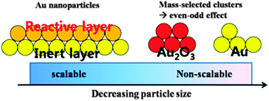 Model catalysts of supported Au nanoparticles and mass-selected ...
