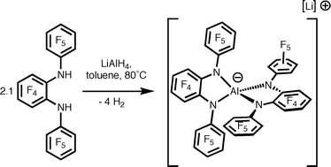A new weakly coordinating aluminate anion incorporating a chelating ...