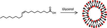 Self-assembly and emulsions of oleic acid–oleate mixtures in glycerol ...