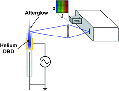 Spectroscopic plasma diagnostics on a low-temperature plasma probe for ...