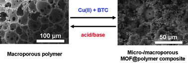 Macro-/microporous MOF composite beads - Journal of Materials Chemistry ...