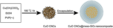 CuO nanoclusters coated with mesoporous SiO2 as highly active and ...