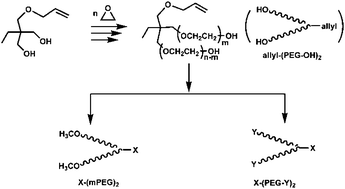 A facile synthesis of branched poly(ethylene glycol) and its ...