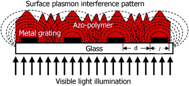 Reversible structuring of photosensitive polymer films by surface ...