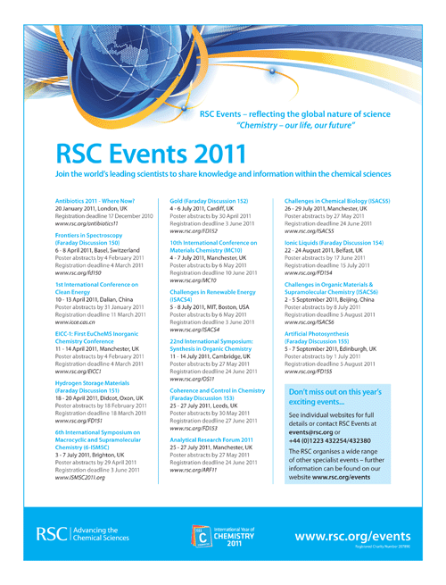 Back cover - Analyst (RSC Publishing)