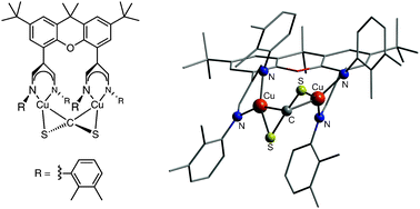Unprecedented binding and activation of CS2 in a dinuclear copper(i ...