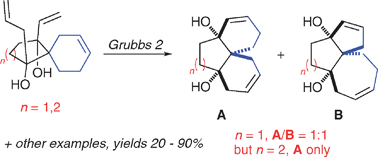 Selective formation of angular tricyclic compounds by ruthenium ...