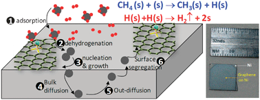 Graphene CVD growth on copper and nickel: role of hydrogen in kinetics ...