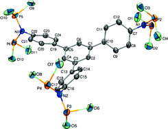 New hexaphosphane ligands 1,3,5-C6H3{p-C6H4N(PX2)2}3 [X = Cl, F ...
