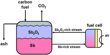 A direct carbon fuel cell with a molten antimony anode - Energy ...