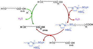 Influence of Brønsted acid ionic liquid structure on hydroxyacid ...