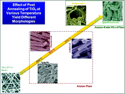 Tunable hierarchical TiO2 nanostructures by controlled annealing of electrospun fibers ...