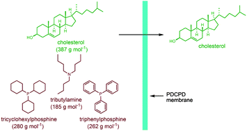 Selective flux of organic liquids and solids using nanoporous membranes ...