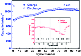 NiO nanocone array electrode with high capacity and rate capability for ...