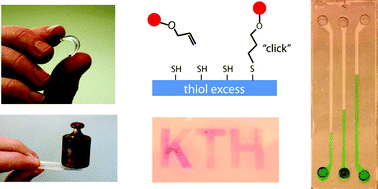 Beyond PDMS: off-stoichiometry thiol–ene (OSTE) based soft lithography ...
