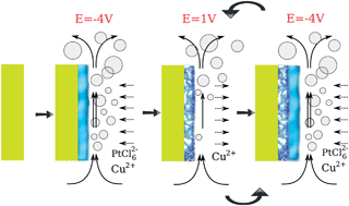 Pulse-reverse electrodeposition for mesoporous metal films: combination ...