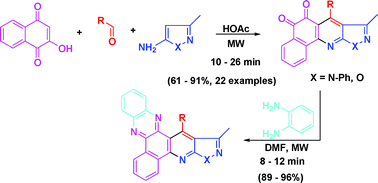 A new rapid multicomponent domino reaction for the formation of ...