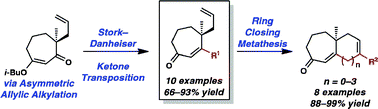 Synthesis of enantioenriched γ-quaternary cycloheptenones using a ...