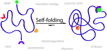Bioinspired dual self-folding of single polymer chains via reversible ...