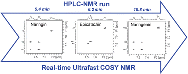 Real-time separation of natural products by ultrafast 2D NMR coupled to ...