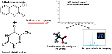 A new combination MALDI matrix for small molecule analysis: application ...